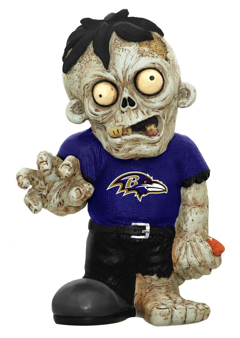 Baltimore Ravens Zombie Figurine - Detroit Game Gear