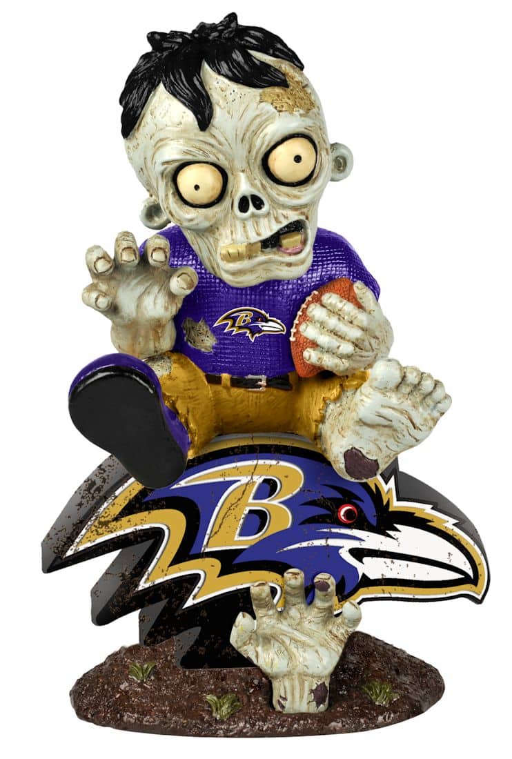 Baltimore Ravens Zombie Figurine - On Logo - Detroit Game Gear