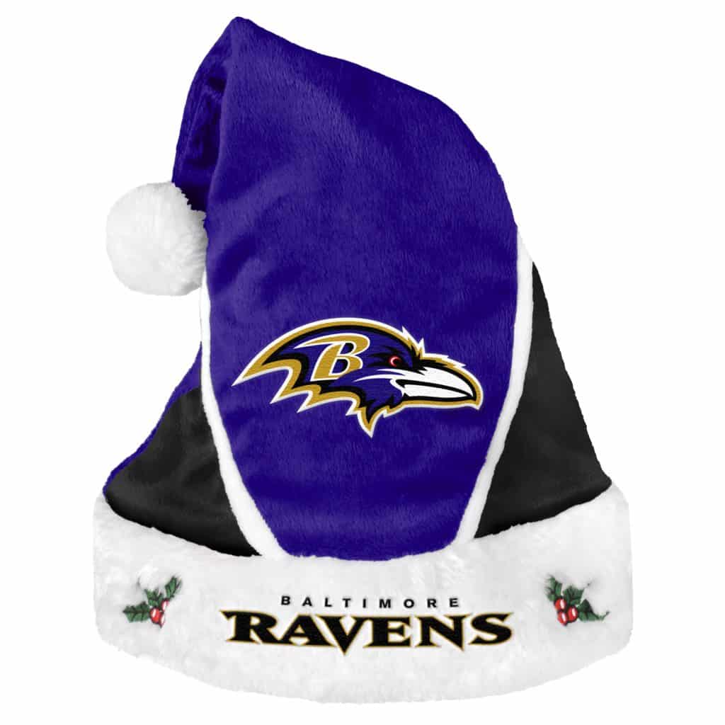 Baltimore Ravens Santa Hat - Colorblock 2014 - Detroit Game Gear