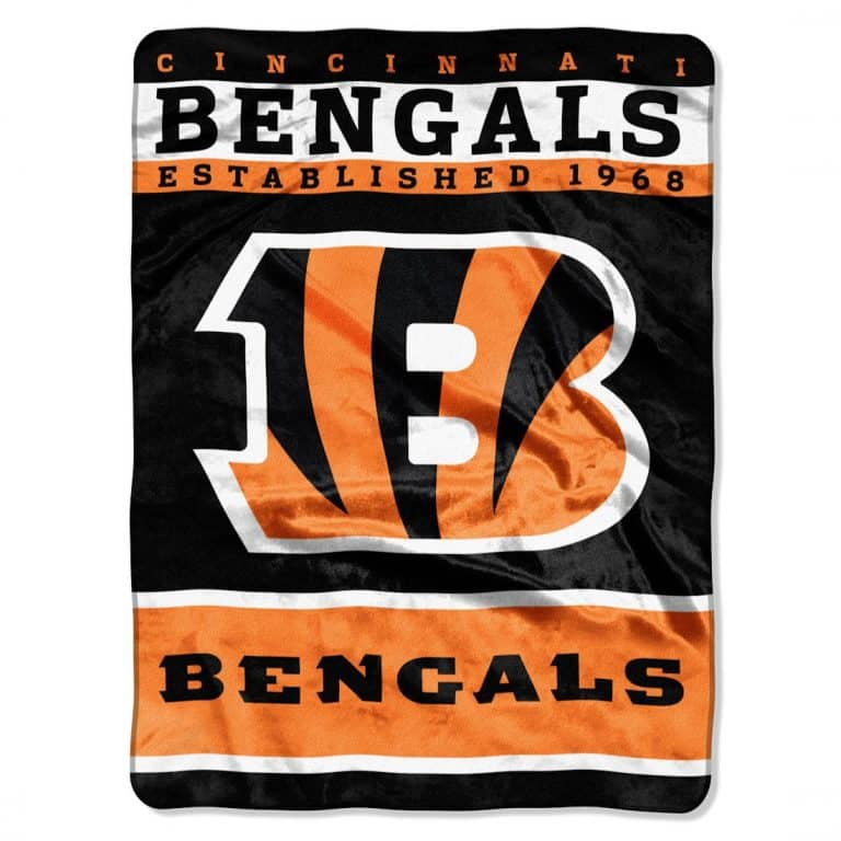 Cincinnati Bengals 60"x80" Royal Plush Raschel Throw Blanket - 12th Man ...