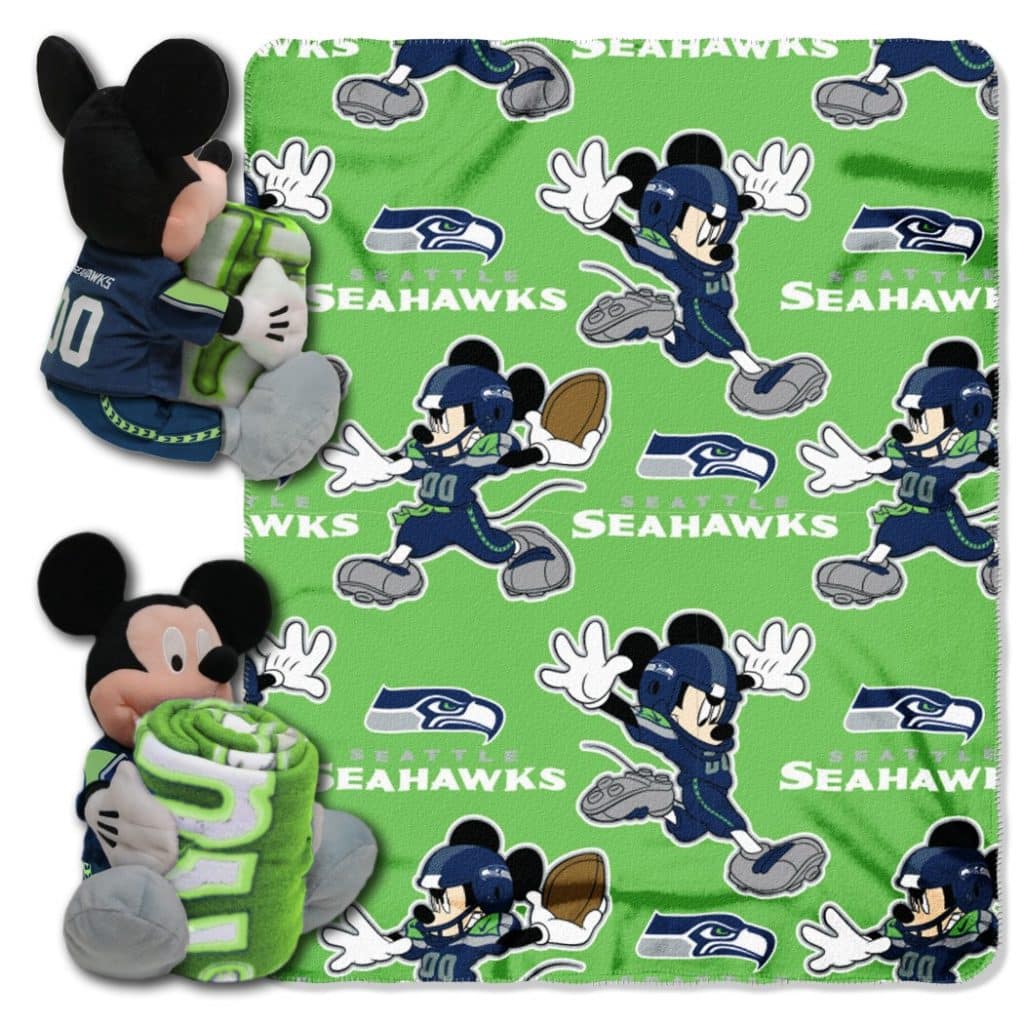 Seattle Seahawks Disney Hugger Blanket - Detroit Game Gear