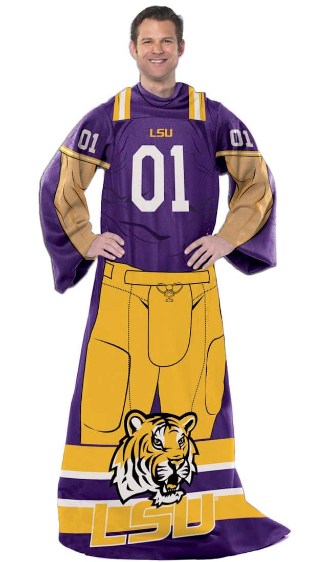LSU Tigers Comfy Throw - Player Design - Detroit Game Gear