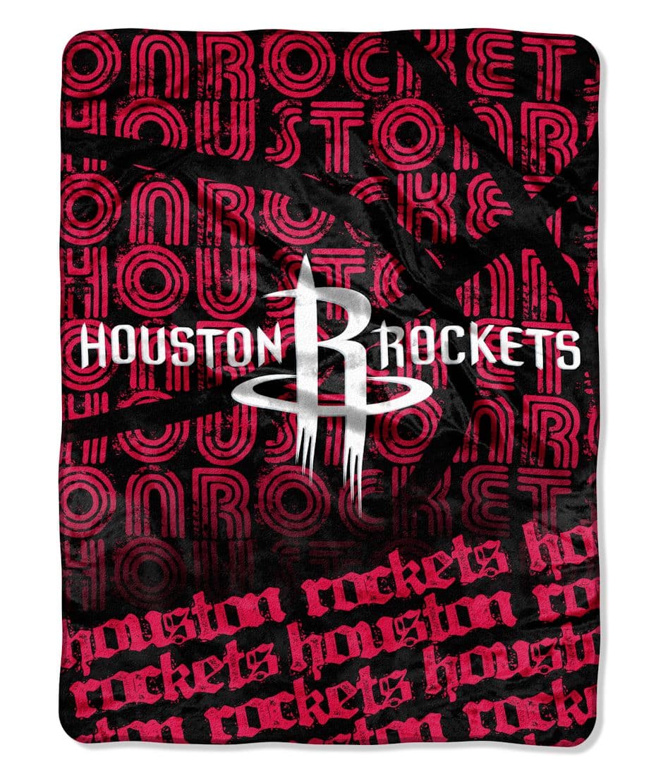 Houston Rockets 46" x 60" Micro Raschel Throw Blanket - Redux Design ...