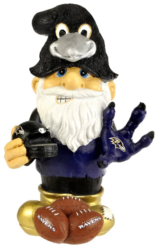 Baltimore Ravens Garden Gnome 11" Thematic - Second String - Detroit ...