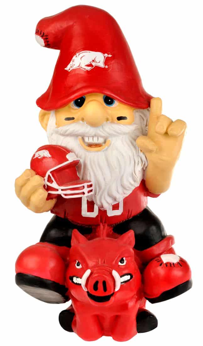 Arkansas Razorbacks Garden Gnome 11" Thematic - Second String - Detroit ...