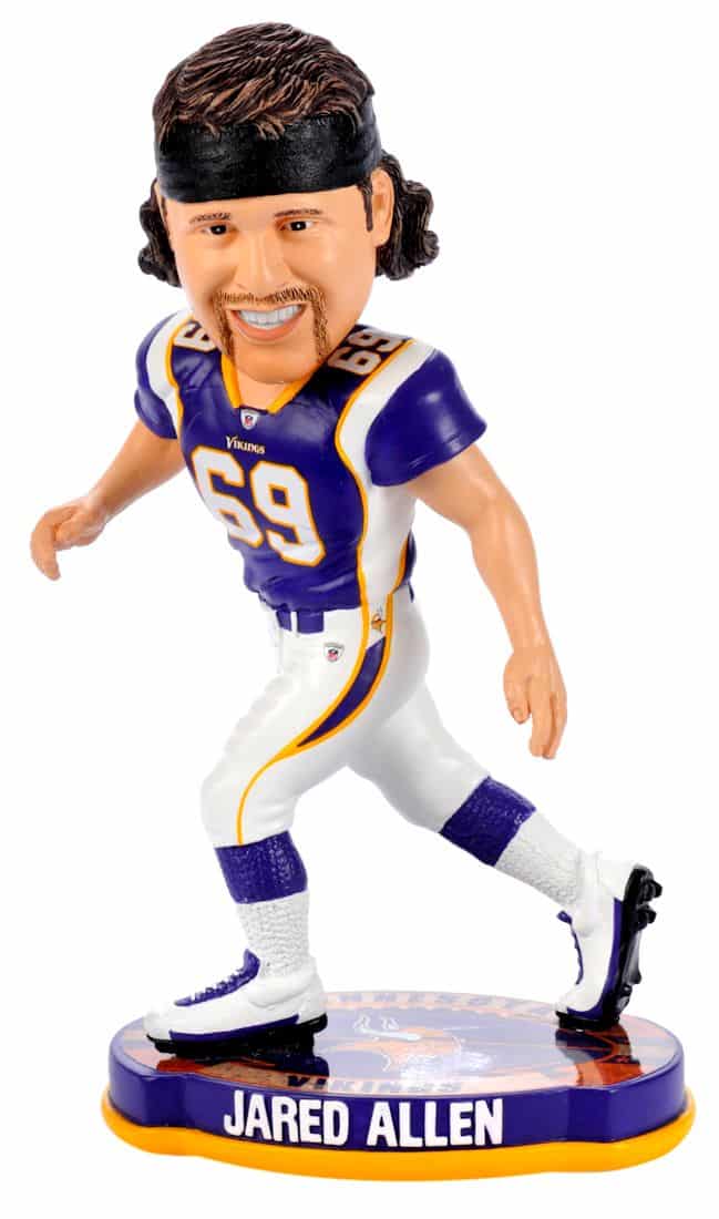 Minnesota Vikings Jared Allen Forever Collectibles Football Base ...