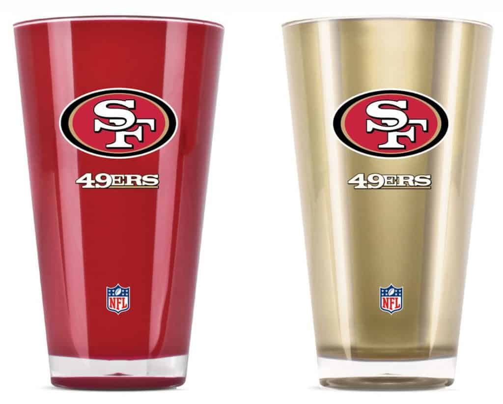 San Francisco 49ers Tumblers - Set of 2 (20 oz) - Detroit Game Gear