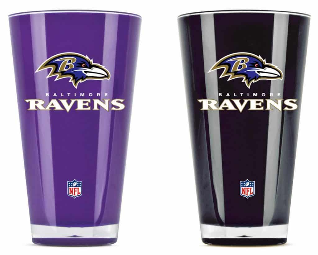 Baltimore Ravens Tumblers - Set of 2 (20 oz) - Detroit Game Gear