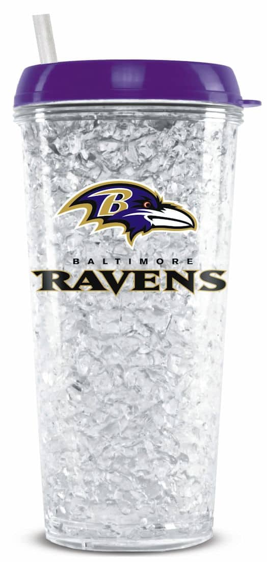 Baltimore Ravens Crystal Freezer Travel Tumbler - Detroit Game Gear