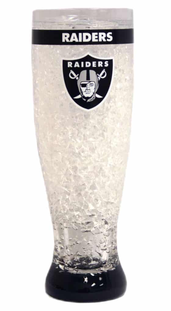 Oakland Raiders Crystal Pilsner Glass - Detroit Game Gear