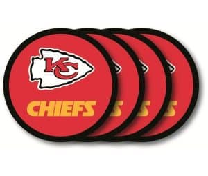 Kansas City Chiefs Coaster Set - 4 Pack - Detroit Game Gear