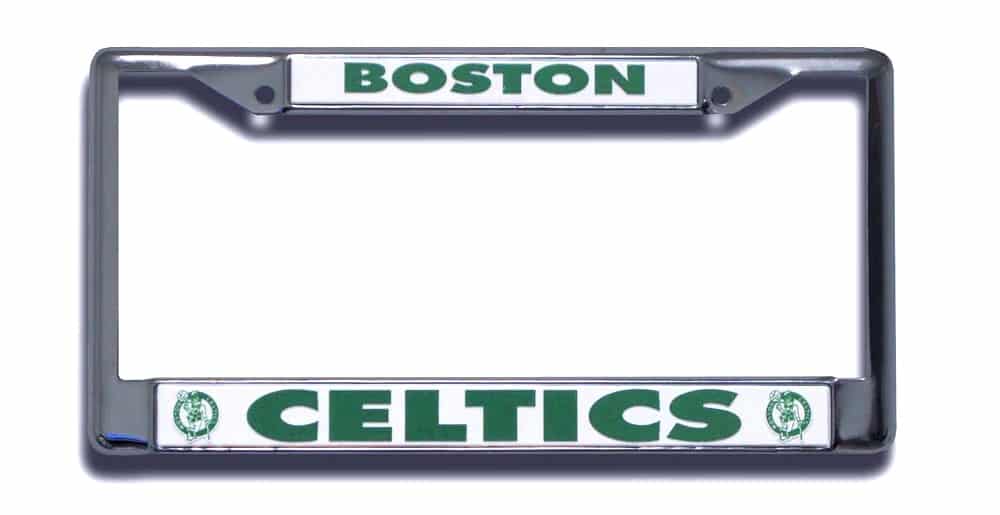 Boston Celtics Chrome License Plate Frame - Detroit Game Gear