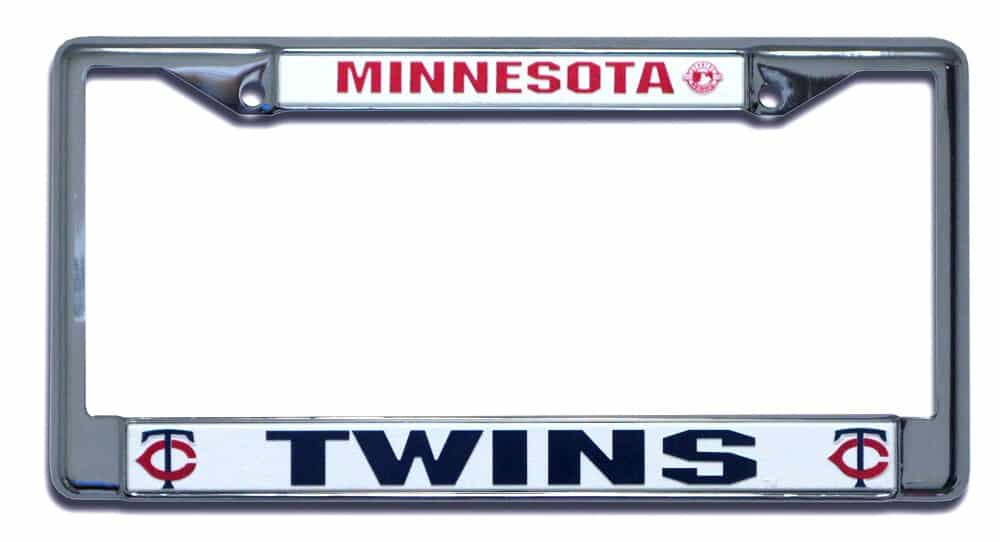 Minnesota Twins Chrome License Plate Frame - Detroit Game Gear