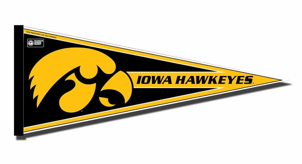 Iowa Hawkeyes Pennant - Detroit Game Gear