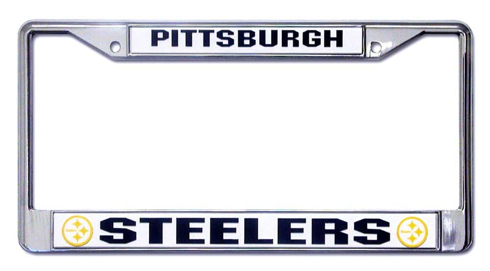 Pittsburgh Steelers Chrome License Plate Frame - Detroit Game Gear