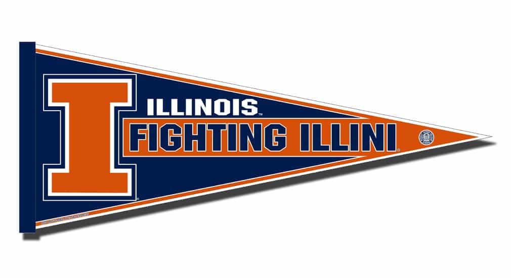 Illinois Fighting Illini Pennant - Detroit Game Gear