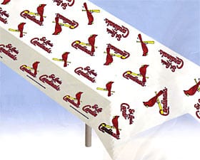 St. Louis Cardinals Plastic Table Cover - Detroit Game Gear
