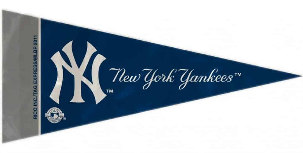 New York Yankees Mini Pennants - 8 Piece Set - Detroit Game Gear