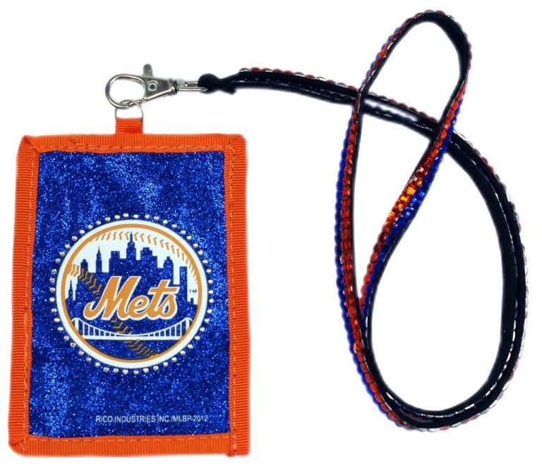 New York Mets Beaded Lanyard Wallet - Detroit Game Gear