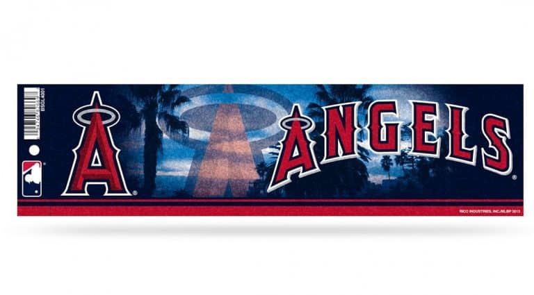 Los Angeles Angels Bumper Sticker - Glitter - Detroit Game Gear