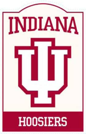 Indiana Hoosiers Nostalgic Metal Sign - Detroit Game Gear