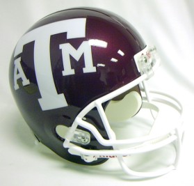Texas A&M Aggies Riddell Deluxe Replica Helmet - Detroit Game Gear