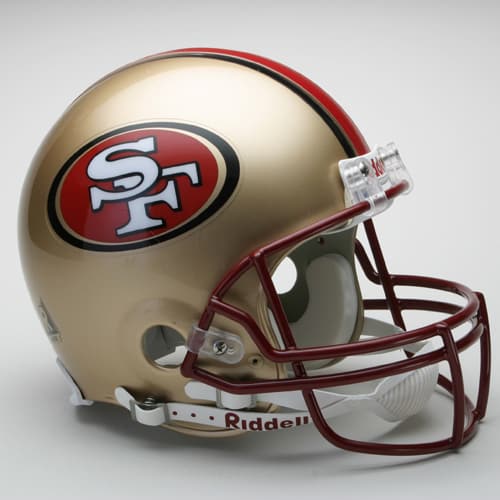 San Francisco 49ers 1996-2008 Throwback Pro Line Helmet - Detroit Game Gear