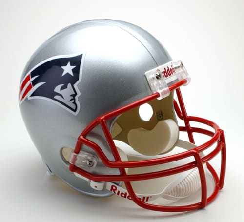 New England Patriots Riddell Deluxe Replica Helmet - Detroit Game Gear