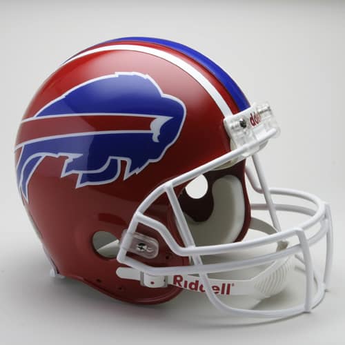 Buffalo Bills 1987-2001 Throwback Pro Line Helmet - Detroit Game Gear