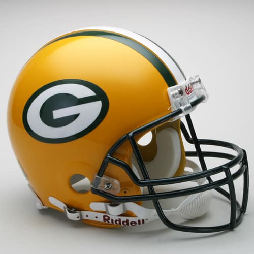 Green Bay Packers Pro Line Helmet - Detroit Game Gear