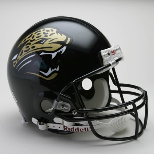 Jacksonville Jaguars 1995-2012 Throwback Pro Line Helmet - Detroit Game ...