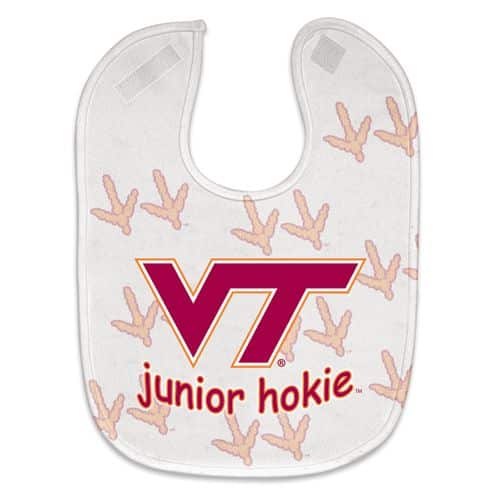 Virginia Tech Hokies Baby Bib - Full Color Mesh - Detroit Game Gear
