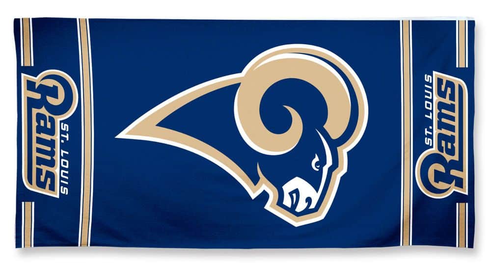 St. Louis Rams Beach Towel - Detroit Game Gear