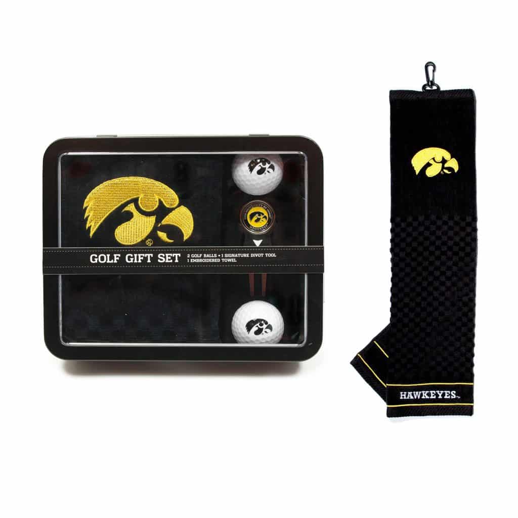 Iowa Hawkeyes Golf Gift Set with Towel - Detroit Game Gear