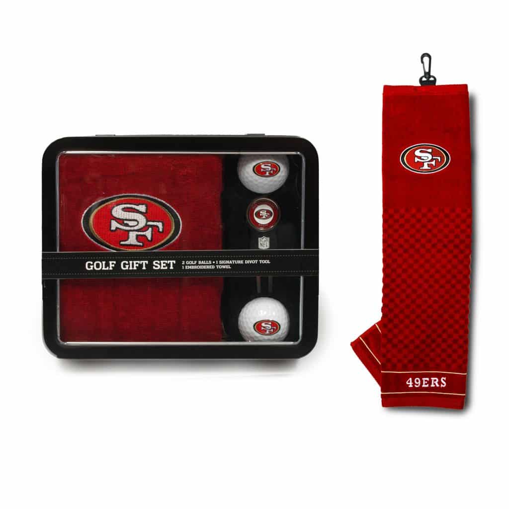 San Francisco 49ers Golf Gift Set with Towel - Detroit Game Gear