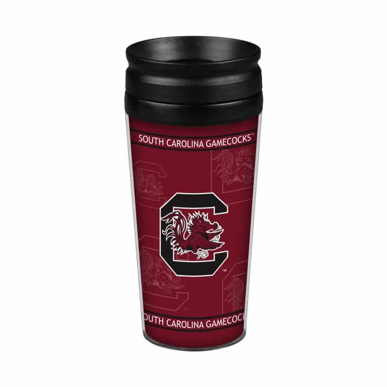 South Carolina Gamecocks 14oz. Full Wrap Travel Mug - Detroit Game Gear