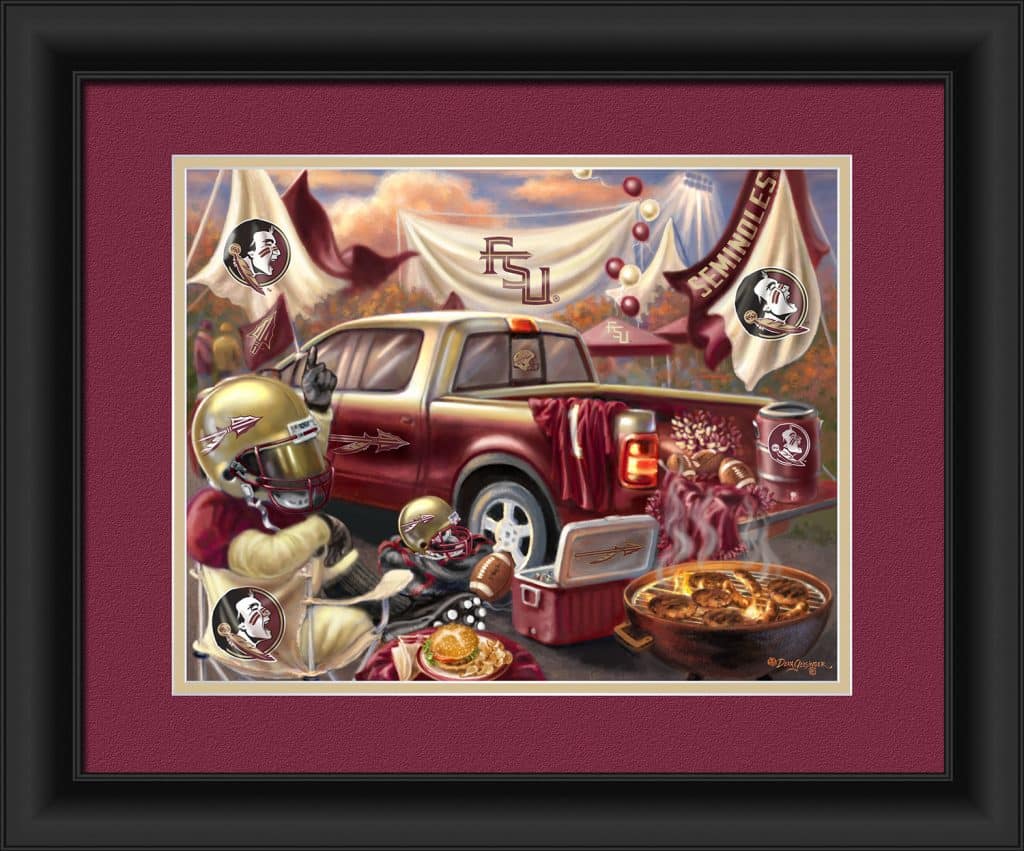 Florida State Seminoles Tailgate Print 15"x18" - Detroit Game Gear