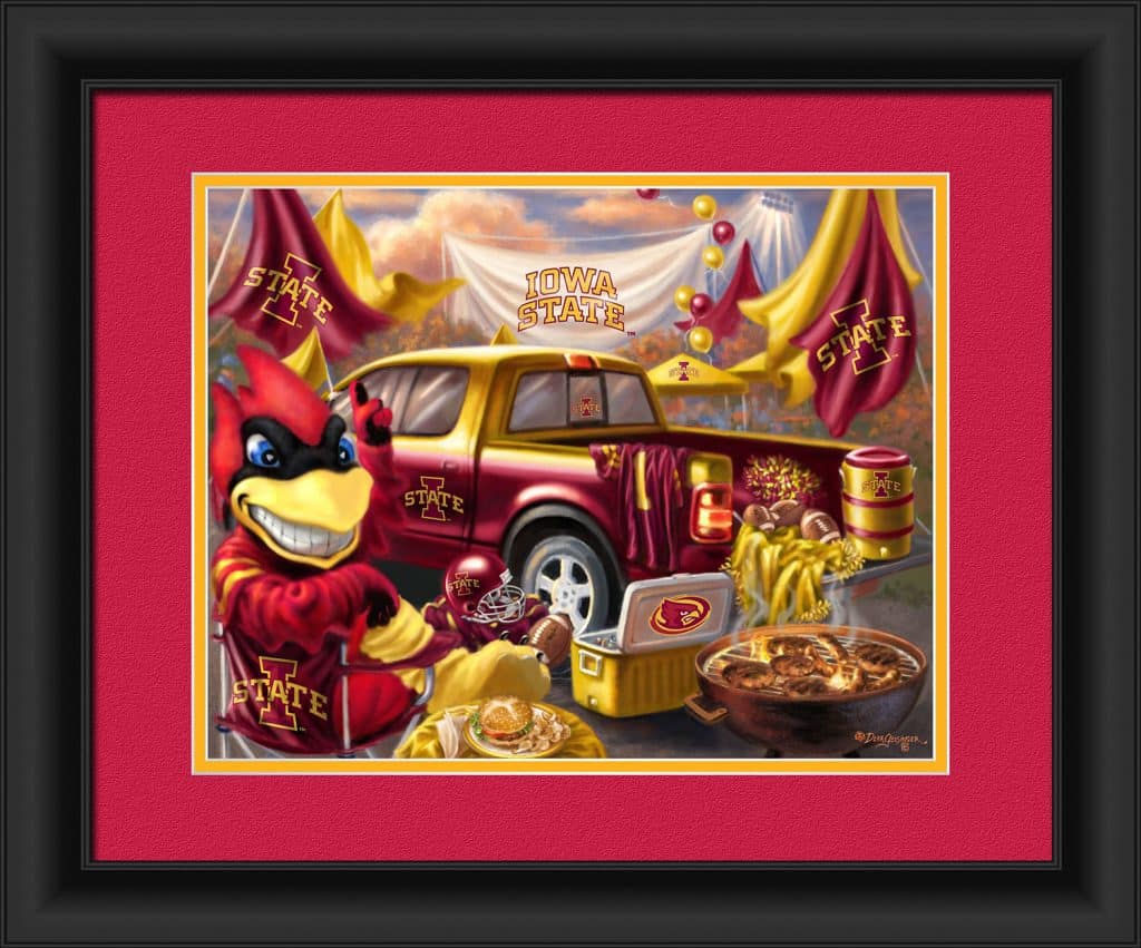 Iowa State Cyclones Tailgate Print 15"x18" - Detroit Game Gear