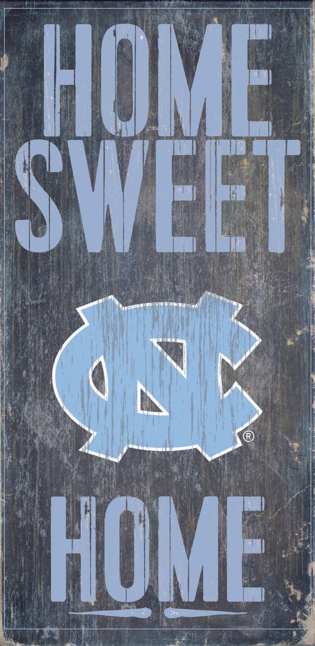 North Carolina Tar Heels Wood Sign - Home Sweet Home 6"x12" - Detroit ...