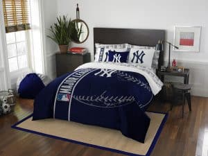 New York Yankees Bed In A Bag - Full Soft & Cozy - Detroit Game Gear