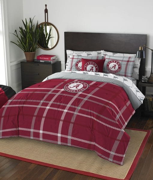 Alabama Crimson Tide Bed In A Bag - Full Soft & Cozy - Detroit Game Gear