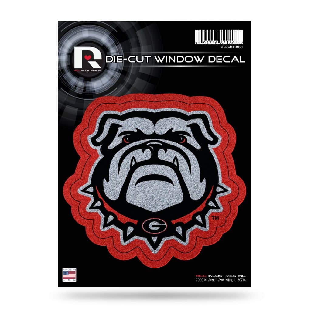 Georgia Bulldogs Bling Die-Cut Decal - Detroit Game Gear