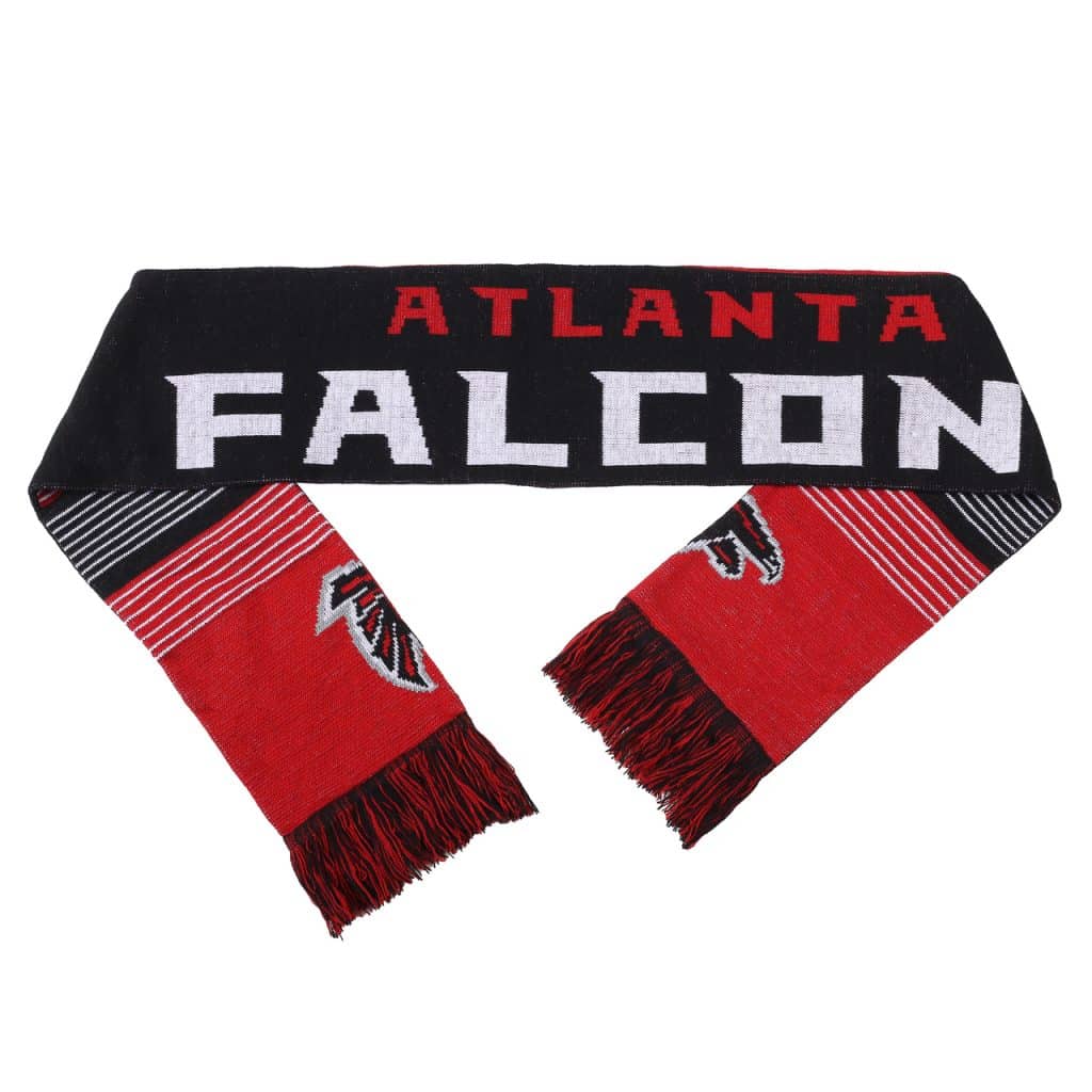Atlanta Falcons Split Logo Reverse Scarf - Detroit Game Gear