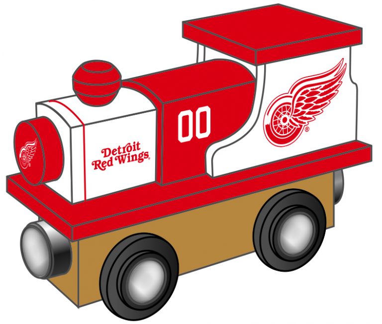 Detroit Red Wings Wooden Toy Train - Detroit Game Gear