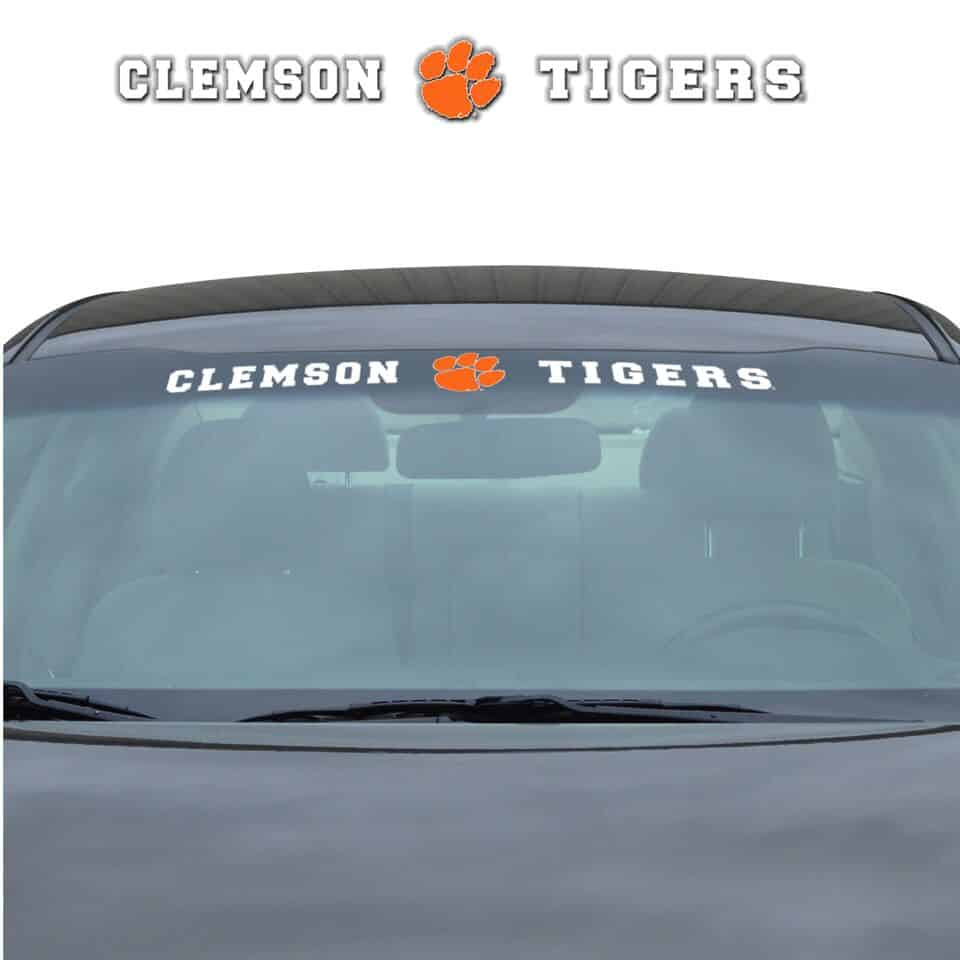 Clemson Tigers 35"x4" Windshield Decal - Detroit Game Gear