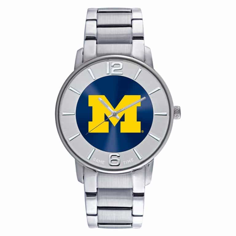 Michigan Wolverines Mens Quartz Analog All Pro Watch - Detroit Game Gear