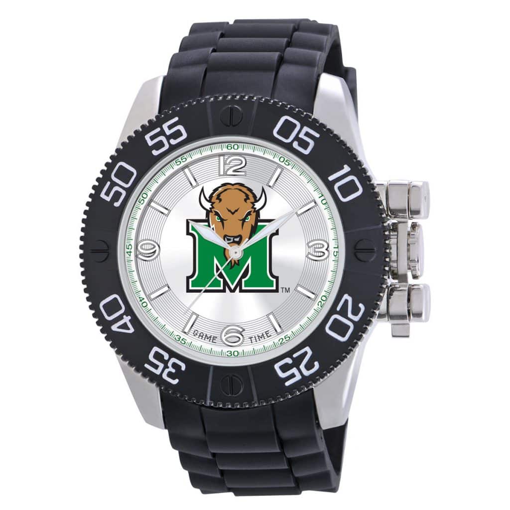 Marshall Thundering Herd Mens Quartz Analog Beast Watch - Detroit Game Gear