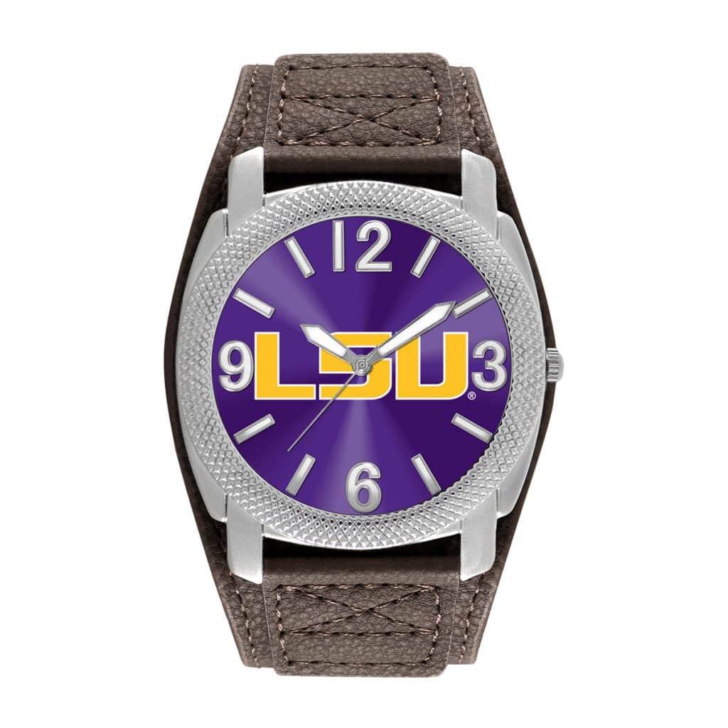 LSU Tigers Mens Quartz Analog Defender Watch - Detroit Game Gear