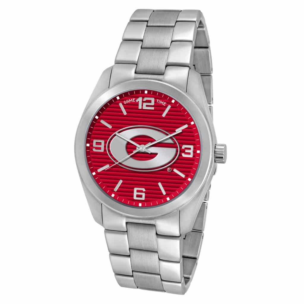 Georgia Bulldogs G Logo Mens Quartz Analog Elite Watch - Detroit Game Gear