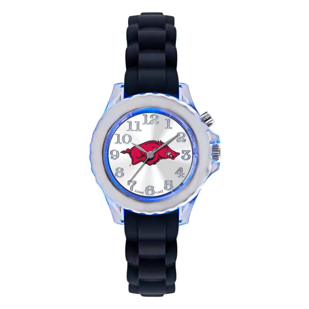 Arkansas Razorbacks Kids Quartz Analog Flash Watch - Detroit Game Gear